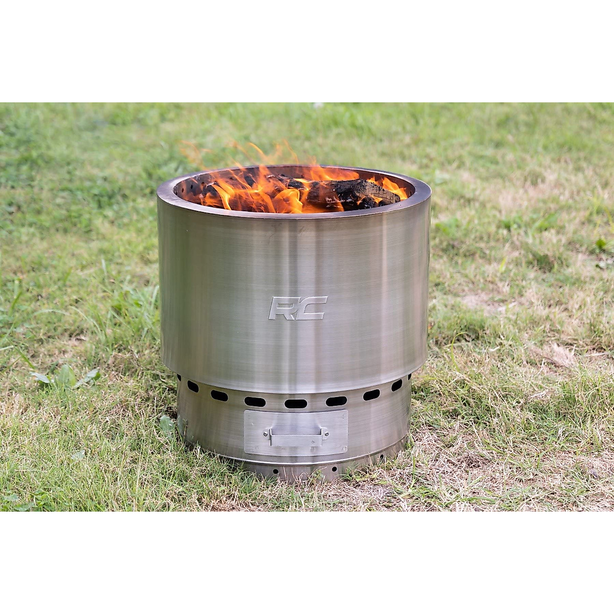 Rough Country Stainless Steel Smokeless Fire Pit w/Carry Bag - 117515