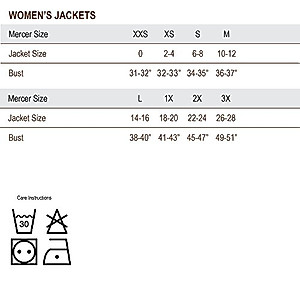 Mercer Culinary M60023WHM Millennia Women's Short Sleeve Cook Jacket with Traditional Buttons, Medium, White