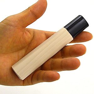 Knife Handle Japanese Kitcken Knife Repair Handle for Nakiri Knife Natural Wood Handle Replacement