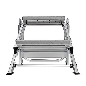 Little Giant Ladders, Safety Step, 2-Step, 2 foot, Step Stool, Aluminum, Type 1A, 300 lbs weight rating, (10210BA), Gray