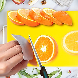 AFENGAU 2 PCs Finger Protector for Cutting Food - Stainless Steel Finger Guard for Cutting Kitchen Tool Avoid Hurting When Slicing and Dicing for Food Chopping Cutting Knife Cutting