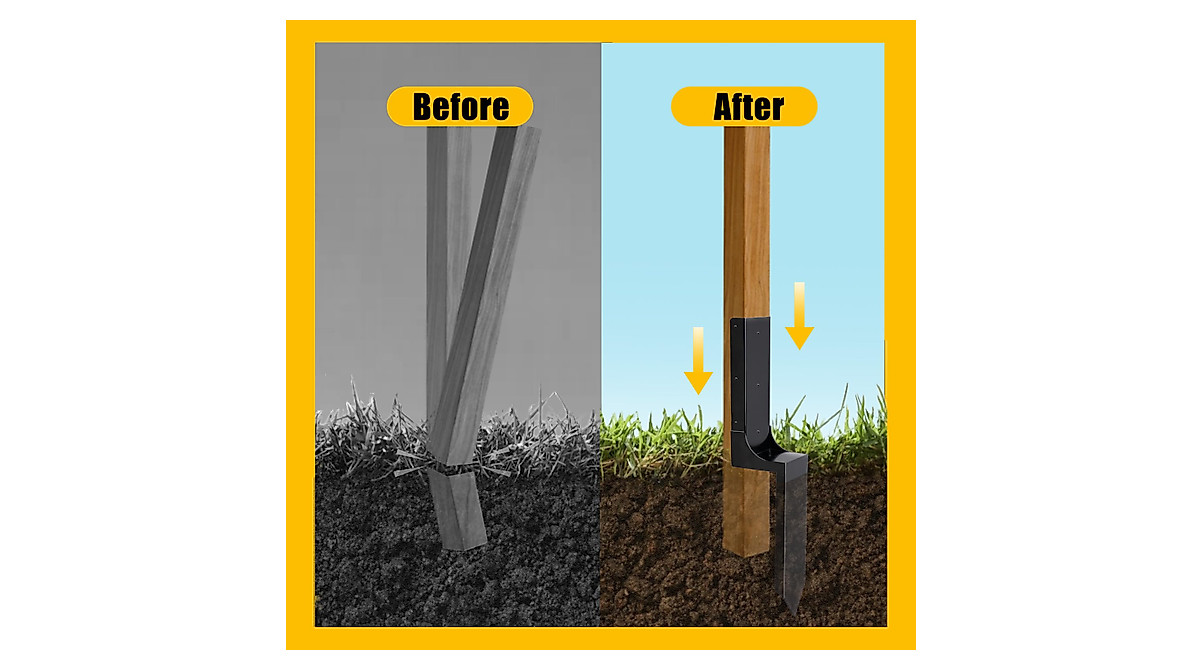 Durable Fence Post Stabilizer for Strong Support (12pcs)