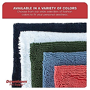 My Doggy Place - Microfiber Door Mat - Soft and Plush Pet Mat for Every Room of The House - Dirt and Water Absorbent Mat - Washer & Dryer Safe Non-Slip Mat - Brown - S - 18 x 24 in