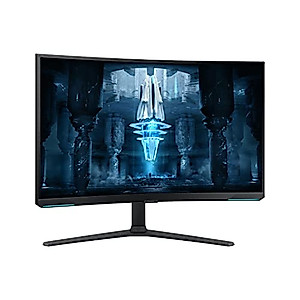 SAMSUNG 32" Odyssey Neo G8 4K UHD 240Hz 1ms G-Sync 1000R Curved Gaming Monitor, Quantum HDR2000, AMD FreeSync Premium Pro, Matte Display, Ultrawide Game View, DisplayPort, Black & White, 2022