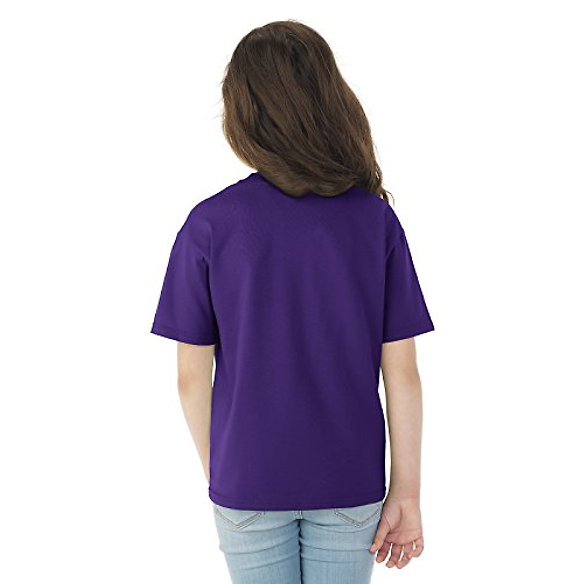 Fruit of the Loom Youth 5 oz. HD Cotton™ T-Shirt M PURPLE