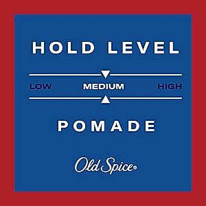 Old Spice Hair Styling Pomade for Men, Medium Hold No Shine 2.22 Fl Oz Each, Twin Pack