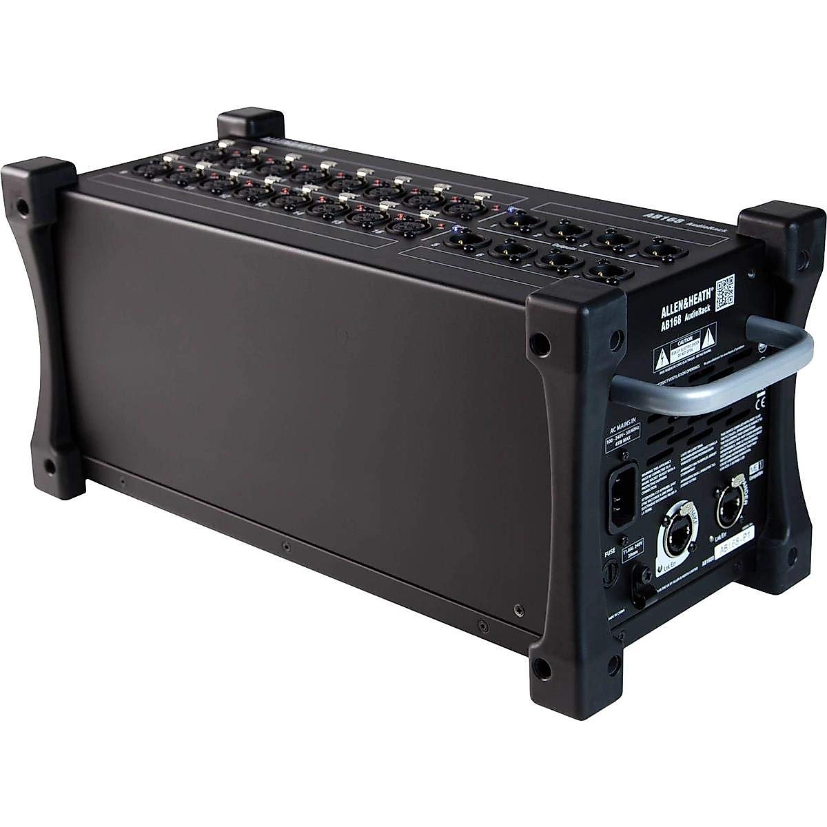 Allen & Heath AB168 Remote Audio Rack/Portable Stage Box for GLD and Qu Series, 16 XLR Input, 8 XLR Output (AH-AB-168)