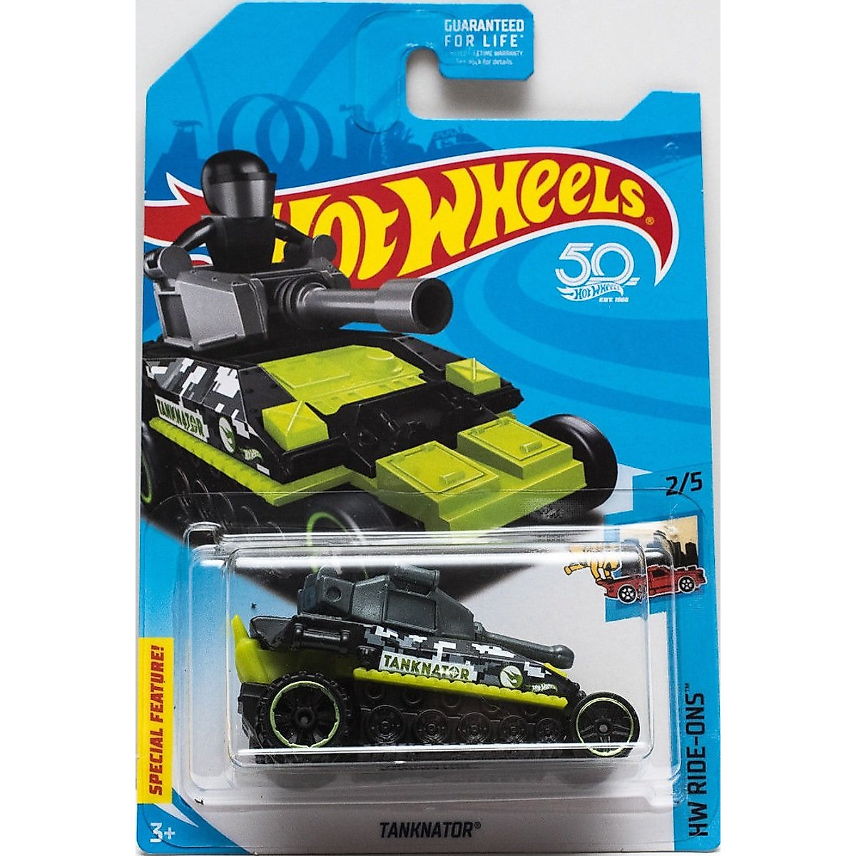 Hot Wheels Mattel 2018 Regular Treasure Hunt Hw Ride-Ons Tanknator