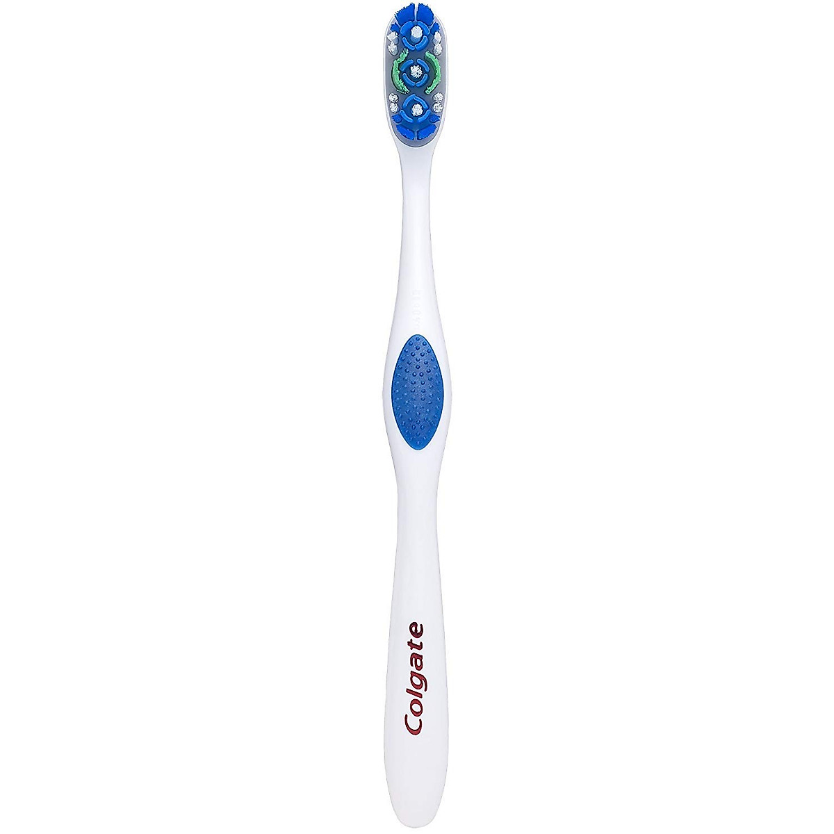 Colgate 360 Medium Toothbrush with Tongue and Cheek Cleaner, 6 Count