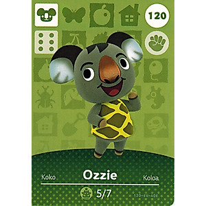 Nintendo Animal Crossing Happy Home Designer Amiibo Card Ozzie 120/200 USA Version