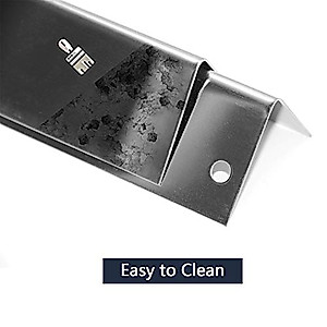 Hongso 13-Pcs Stainless Steel Flavorizer Bars and Burner Tube Kit Replacement for Weber Genesis I - IV, Genesis 1000-5000, Genesis Platinum I & II, with Side Control Panel, 5 pcs 23-3/8" 8 pcs 15-7/8"