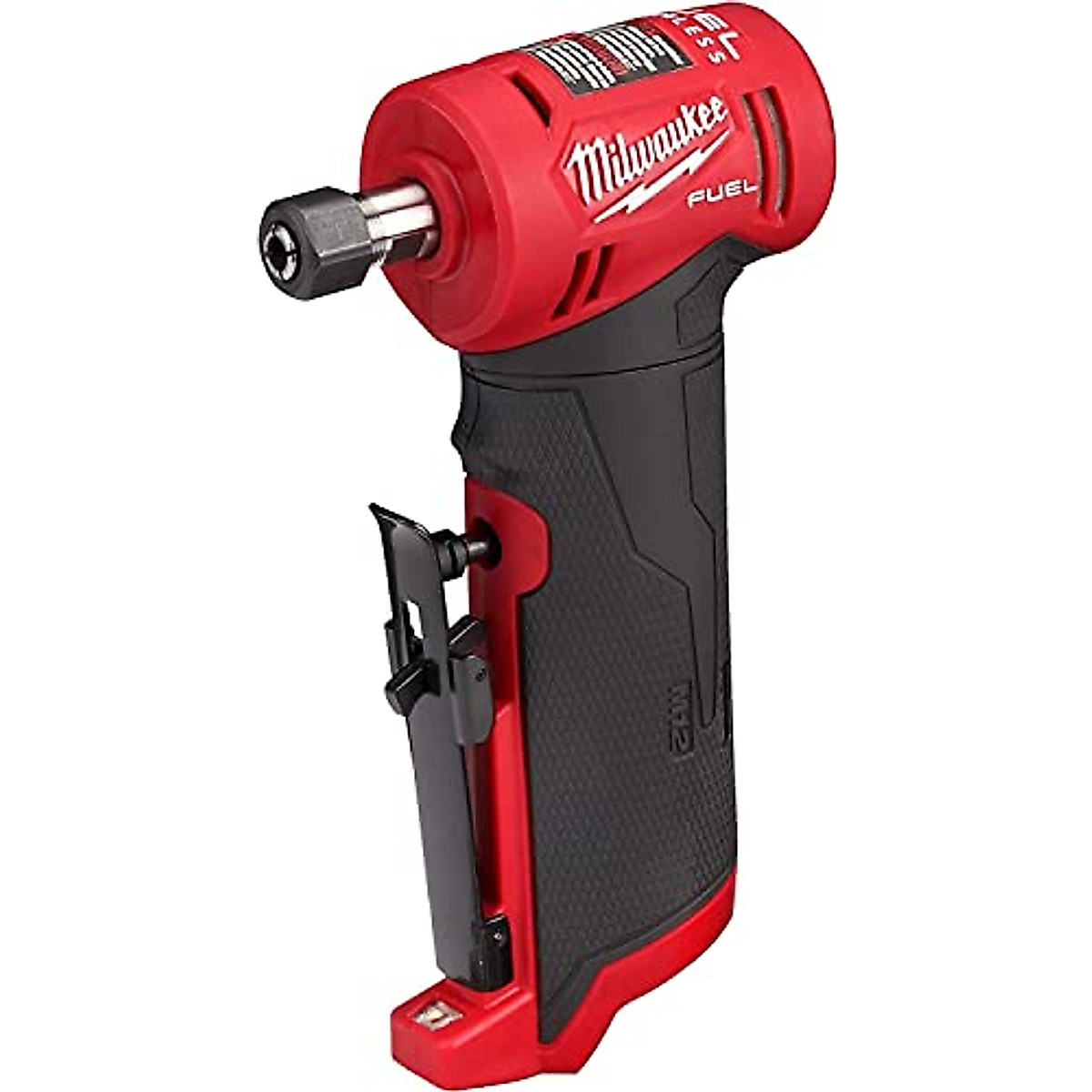 Milwaukee M12 FUEL 12V Lithium-Ion Brushless Cordless 1/4 in. Right Angle Die Grinder (Tool-Only) + Accessory