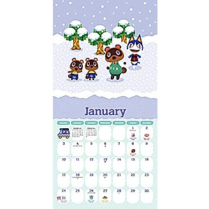 Animal Crossing 2021 Wall Calendar