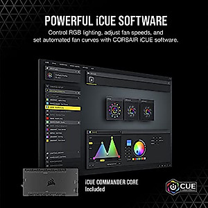 H170i ELITE CAPELLIX Liquid CPU Cooler - 33 Dynamic RGB LEDs - 140mm Fans - 420mm Radiator - COMMANDER CORE Smart Lighting Controller - CORSAIR iCUE Software Compatible - Zero RPM Fan