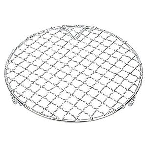 Vifemify Multi-Purpose Stainless Steel Grill Net BBQ Steamer Rack Fryer Accessories Healthy and Non Toxic Easy to Use Easy to Clean