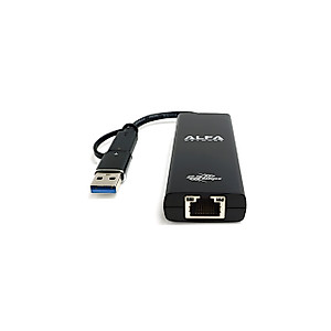 Alfa 2.5 GbE Type-C SuperSpeed USB 5 Gbps Card with Realtek™ RTL8156B and Type-A Adapter