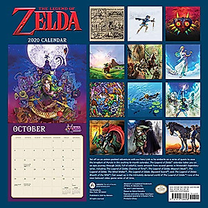 Legend of Zelda 2020 Wall Calendar
