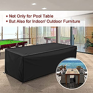 Patio Furniture Cover Waterproof Outdoor Furniture Cover for Patio Table and Chair, Heavy Duty Rectangular Patio Furniture Set Cover for Snow Protection Silver (120x120x74cm)