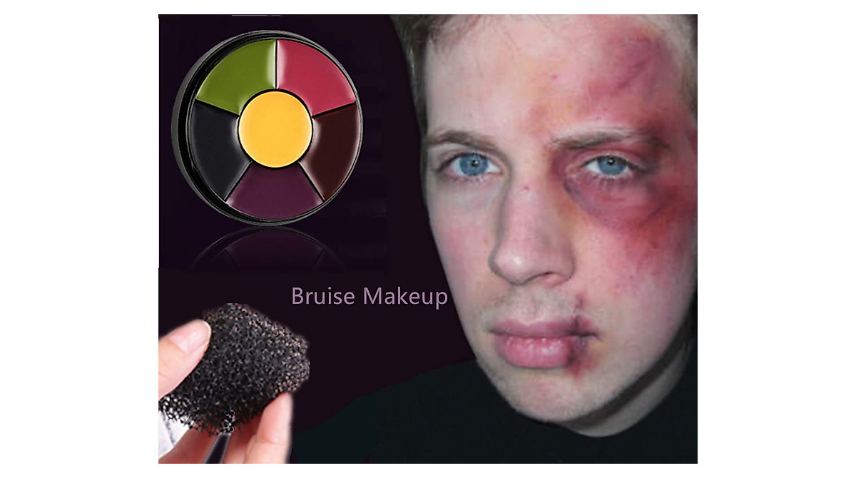 Mysense Zombie Makeup Kit - 6 Color Bruise Wheel