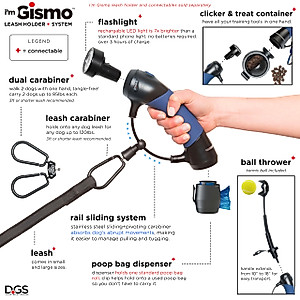 Dog Gone Smart I'm Gismo - Connectable Dual Leash Holder/Carabiner