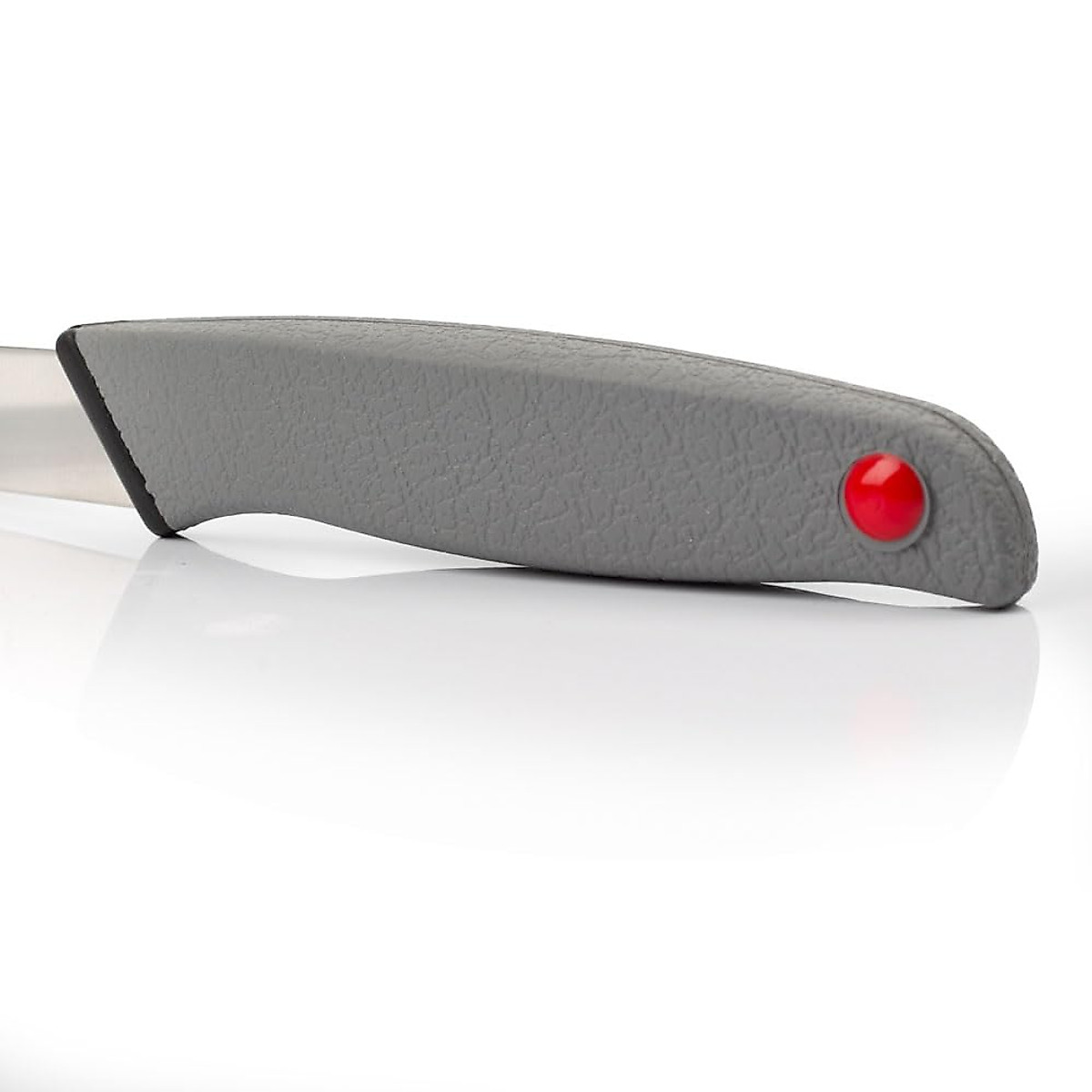 ARCOS Paring Knife 3 Inch Stainless Steel. Professional Kitchen Knife for Cut, Peel and Clean Food. Ergonomic Polyoxymethylene Handle and 80 mm Blade. Series Colour Prof. Color Grey.