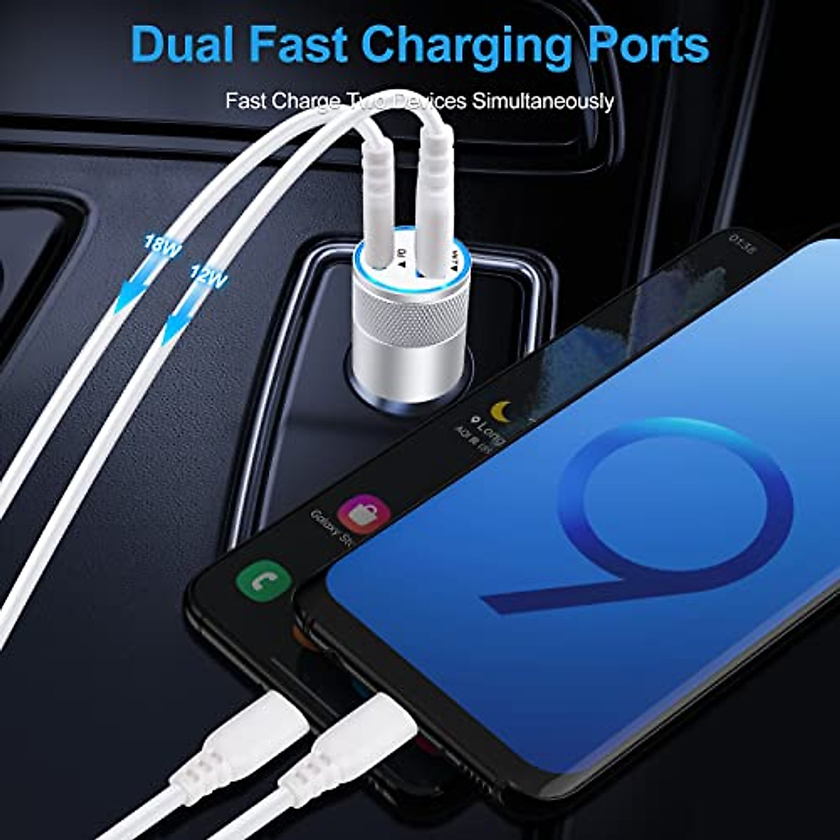 Android Type C Pixel 7 Fast Wall Charger for Google Pixel 7 Pro/6 Pro/6/5a/4XL,Samsung Galaxy S23 Ultra A23 A14 A04s S21 FE S22 A53 A13 A03s,20W PD USB C Charger Box 30W Car Adapter 6FT USB C-C Cable