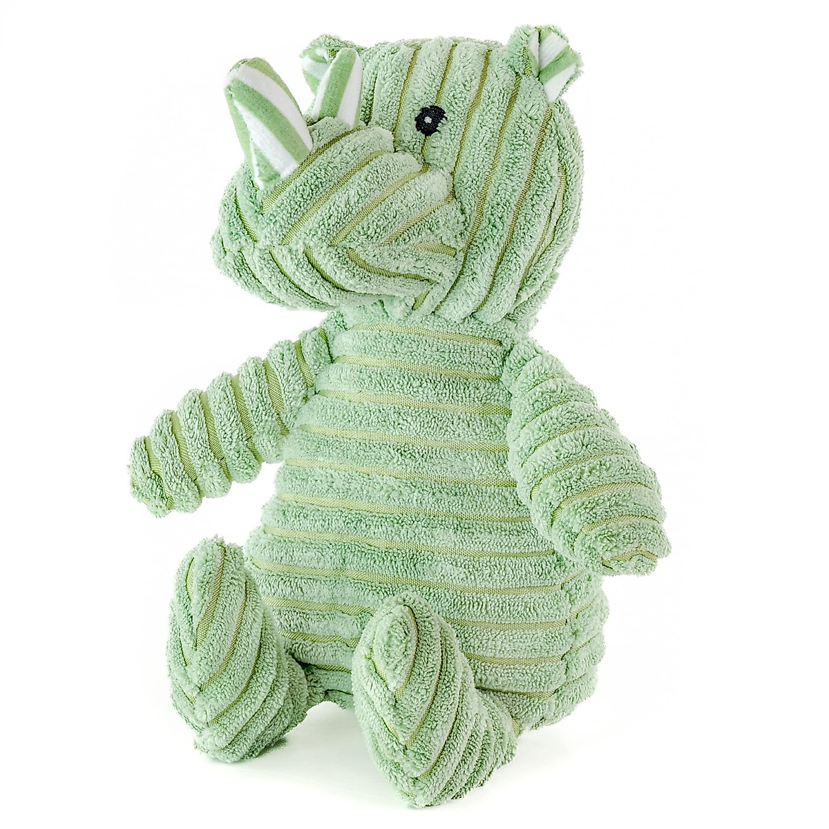 Giftable World Dog, Safari and Bug Pet Plush Toy with Squeaker (Rhino, Hippo, Elephant)