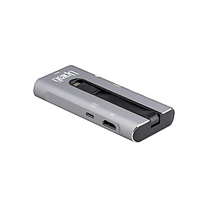 UPTab USB C 3.2 Gen 2 10Gbps 4K 60hz HDR Power Delivery 100W Hub - Compatible with Thunderbolt 3 New MacBook Pro 16in/Air iPad Pro iMac Mac Mini