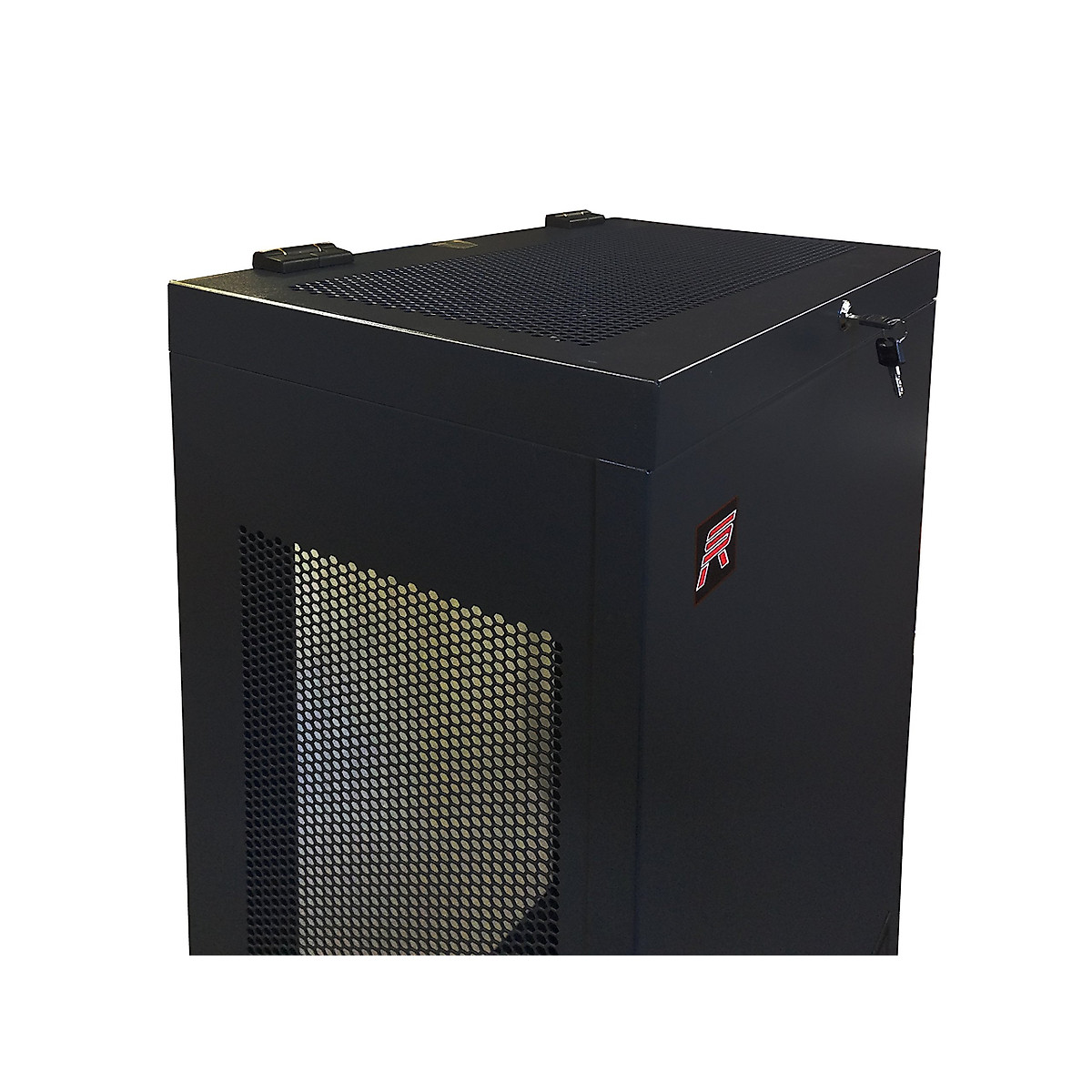 6U Wall Mount Rack Network Cabinet Enclosure - Vertical Server Equipment, Durable Mini Design, Efficient Cooling, Secure Lock, Easy Installation, Steel Construction