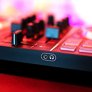 Numark Party Mix - Complete DJ Controller Set for Serato DJ with 2 Decks, Party Lights, Headphone Output, Performance Pads and Crossfader/Mixer