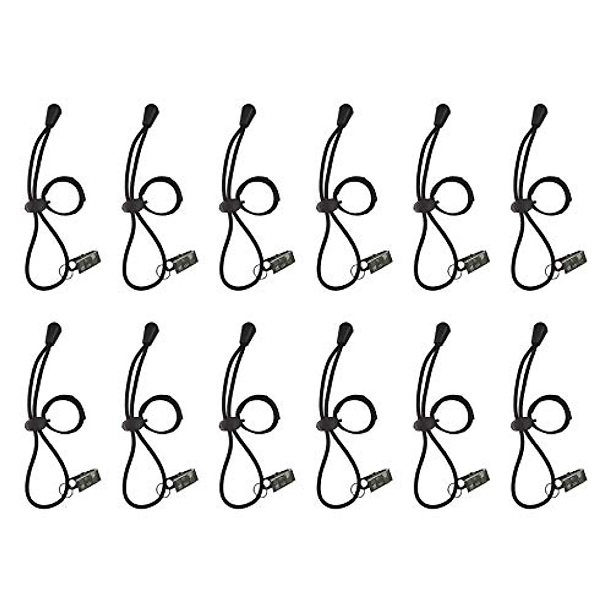 Background Backdrop Clips Clamps Holder for Photo Video Studio,12 Pack,Black