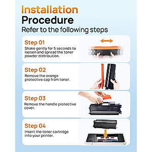 E-Z Ink (TM) Compatible Toner Cartridge Replacement for Brother TN336 TN331 TN-336 TN-331 Compatible with HL-L8350CDW MFC-L8850CDW MFC-L8600CDW HL-L8350CDWT (Black Cyan Magenta Yellow, 4 Pack)