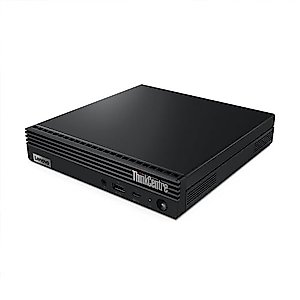 Lenovo ThinkCentre M60e MFF Business Desktop, Intel Core i3-1005G1 Processor, 16GB RAM, 512GB SSD + 1TB HDD, HDMI, Display Port, RJ-45, Wi-Fi 6, Wired Keyboard & Mouse, Windows 11 Pro, Black