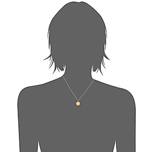 Dogeared Saint Christopher Travelers Reminder Necklace Gold Dipped One Size