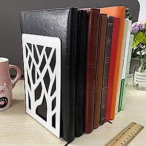 2pcs Metal Bookend Bracket Universal Hollow Forest Animal Shaped Book Office Shelf Book Support Stop Holder Stand Book
