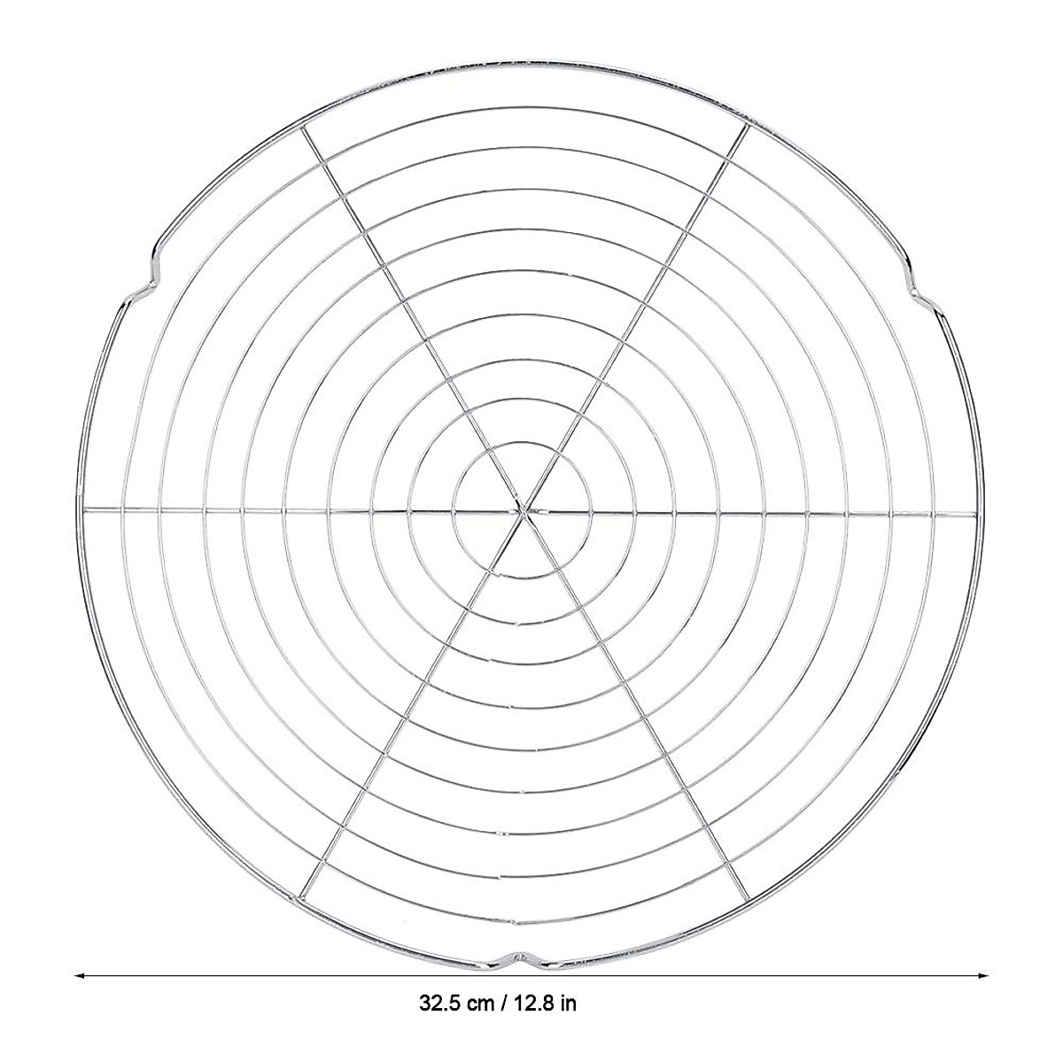 Srliya fire Pit Grate Round Grill grates 33×33×2 Round Shape BBQ Wire mesh Grill net Barbecue Grilled Grid Rack Outdoor Camping Picnic Tool