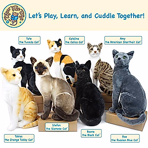 VIAHART Tobias The Orange Tabby Cat - 12 Inch Stuffed Animal Plush - by Tiger Tale Toys