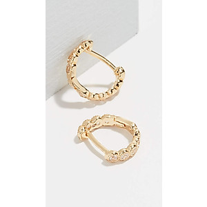 Gorjana Women's Madison Huggie Earrings, Yellow Gold, One Size