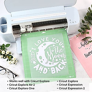 HTVRONT Variety Cutting Mats for Cricut, 2 Pack Cutting Mats 12x12 for Cricut Maker/Maker 3/Explore 3/Air/Air 2/One (LightGrip, StandardGrip), Cutting Mats Replacement Accessories for Cricut