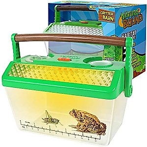 Nature Bound Bug Catcher Critter Barn Habitat for Indoor/Outdoor Insect Collecting with Light Kit, White