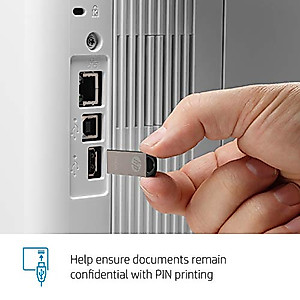 HP LaserJet Pro M501dn Monochrome Printer with built-in Ethernet & 2-sided printing (J8H61A)