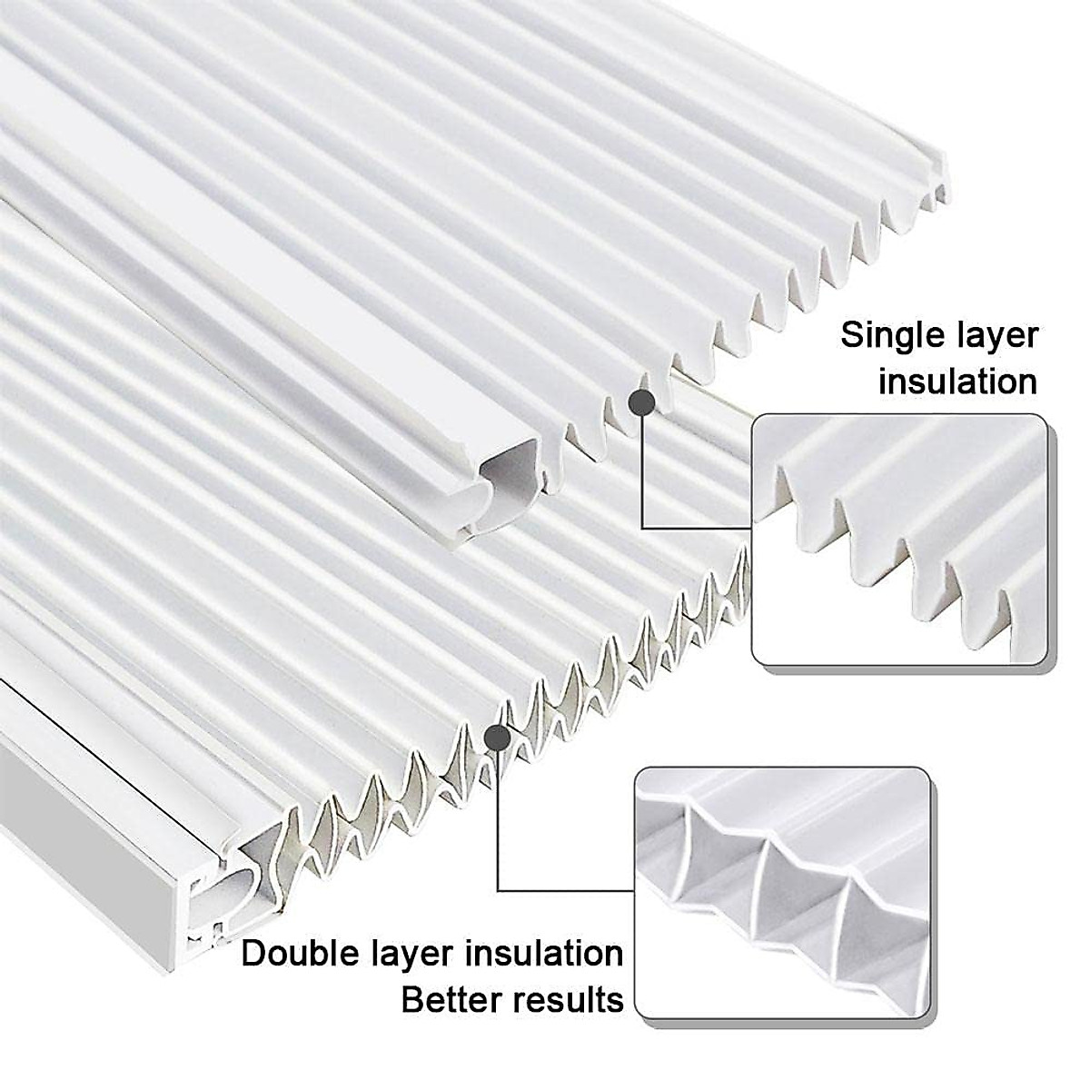 Window Air Conditioner Side Panels with Frame, 2023 New Air Conditioner Accessories Room AC Accordion Filler Curtain Kit Replacement, Adjustable Insulation AC Side Panel Include Frames