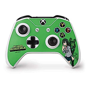 Skinit Decal Gaming Skin Compatible with Xbox One S Controller - Officially Licensed Funimation Tsuyu Frog Girl Design