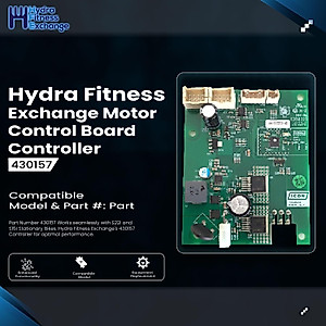 Hydra Fitness Exchange Motor Control Board Controller Easy Installation 430157 Works with S22I S15I Stationary Bike