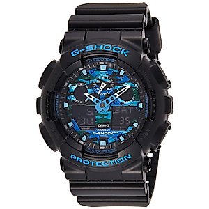 Casio G-Shock Graphic Dial Resin Quartz Men's Watch GA100CB-1A