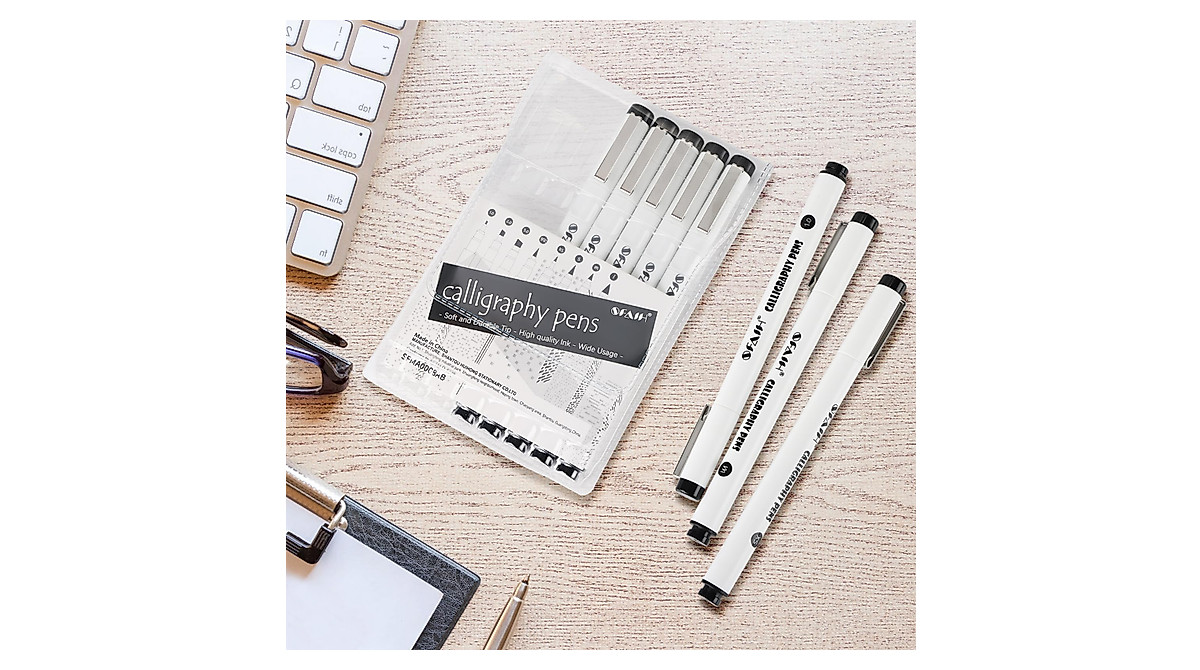 SFAIH Calligraphy Pen Set - 8 Versatile Nibs for Beginners & Artists