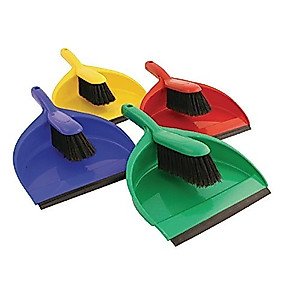 Bentley Dustpan and Brush Set, Yellow