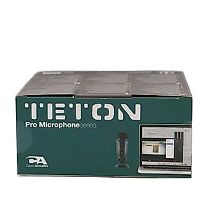 Cyber Acoustics Premium USB Microphone with Dual Recording Patterns - 24-bit Recording Perfect for Podcasting and Vlogging - Compatible with PC and Mac (CVL-2009)