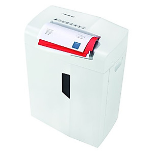 HSM shredstar X17, 17-Sheet Cross-Cut Paper/CD/Card Shredder, P-4 Security Level, 6.9 Gallon, White
