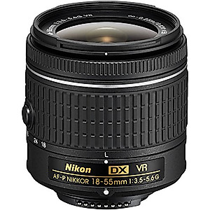 Nikon 18-55mm f/3.5-5.6G VR AF-P DX Zoom-Nikkor Lens - (Renewed)